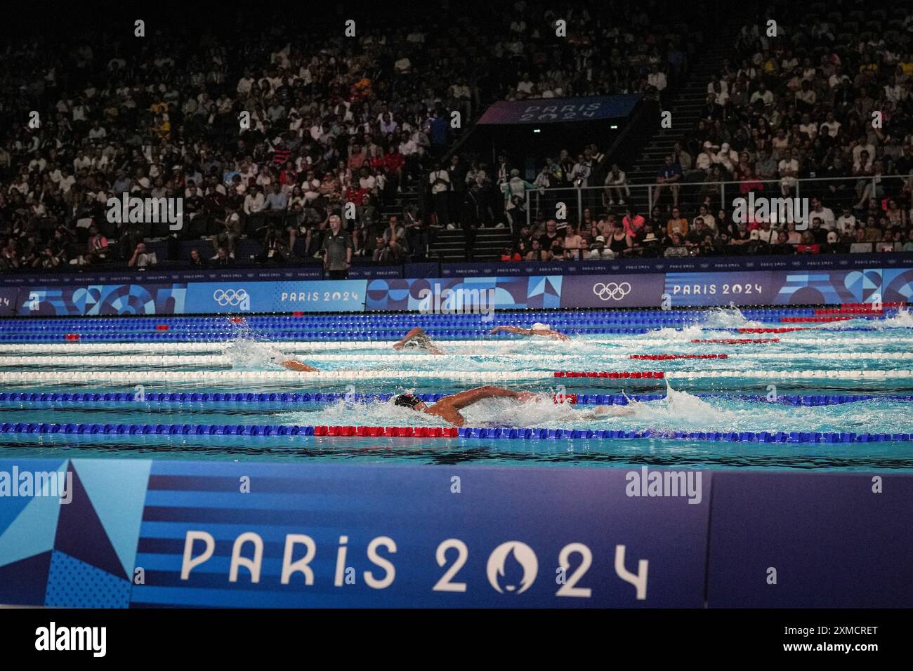 Parigi, France. 27th July, 2024. Actions in the pool at the 2024 Summer ...