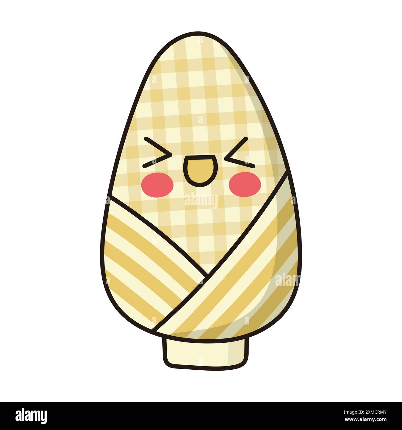 Korean ice cream "Chal Oksusu" with corn ice cream inside a monaka ...