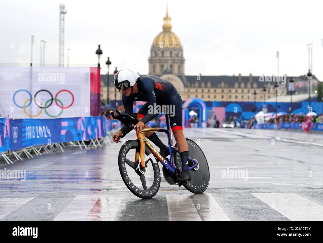 Great Britain's Josh Tarling during the Men's Individual Time Trial at ...