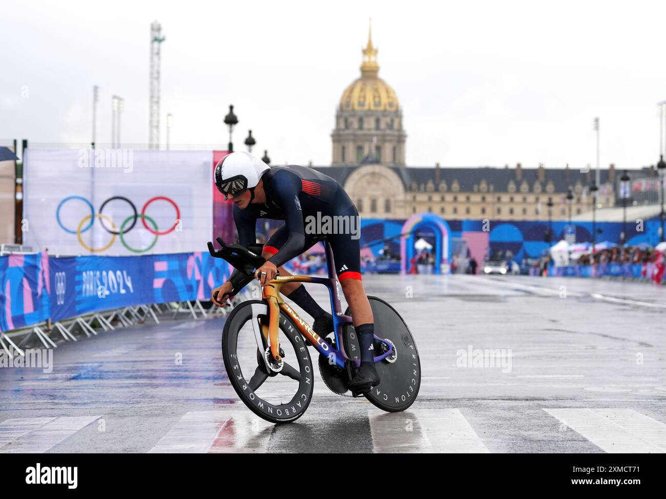 Great Britain's Josh Tarling during the Men's Individual Time Trial at ...