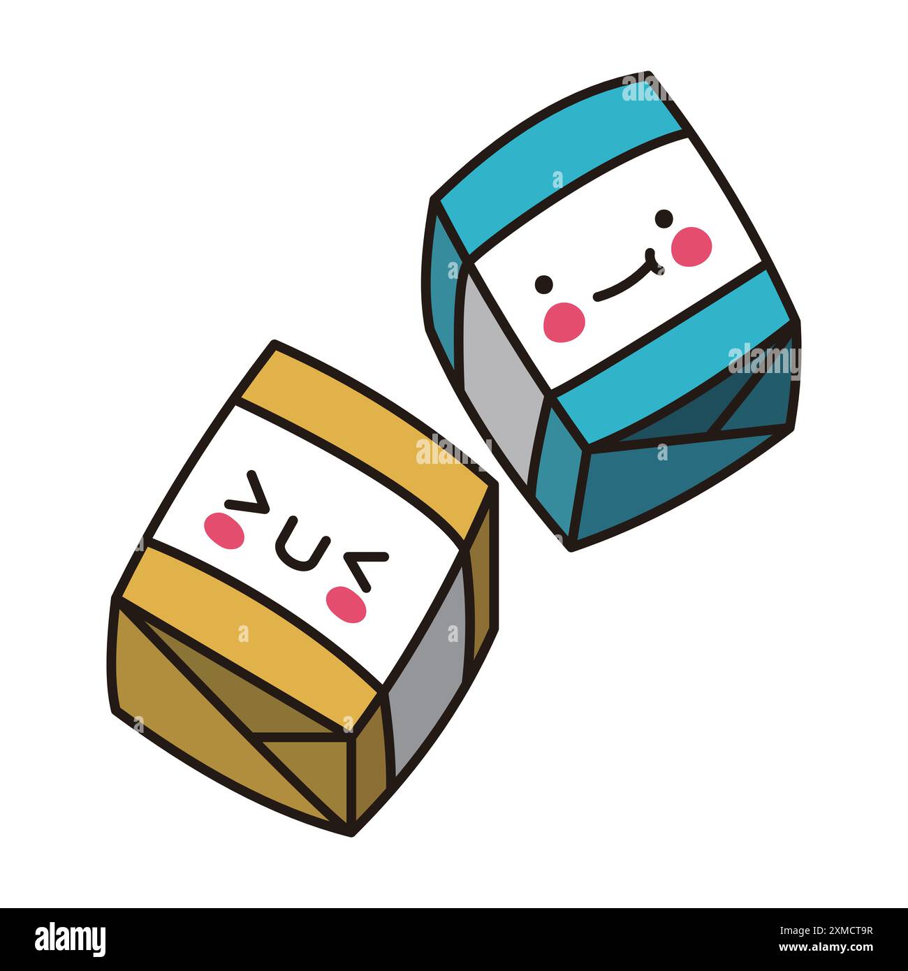 Cute Korean vanilla ice cream wrapped in paper "Excellent Stock Vector ...