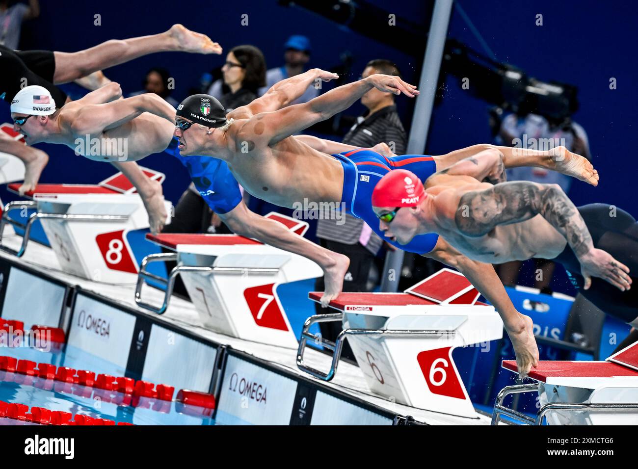 Paris, France. 27th July, 2024. Nicolo Martinenghi of Italy competes in ...