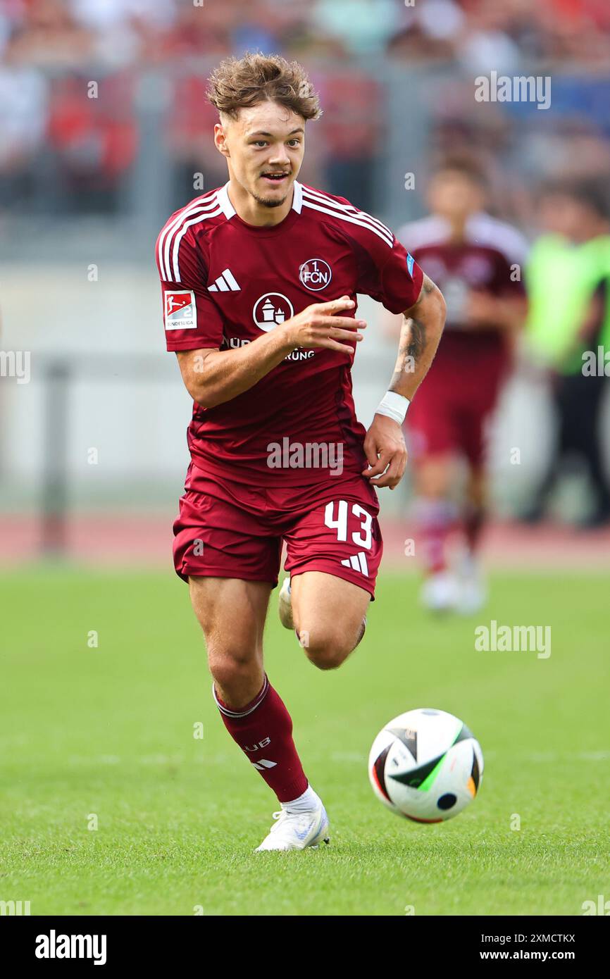 Nuremberg, Germany. 26th July, 2024. Soccer: Test match, 1. FC ...
