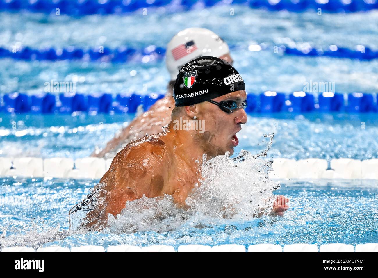 Paris, France. 27th July, 2024. Nicolo Martinenghi of Italy competes in ...