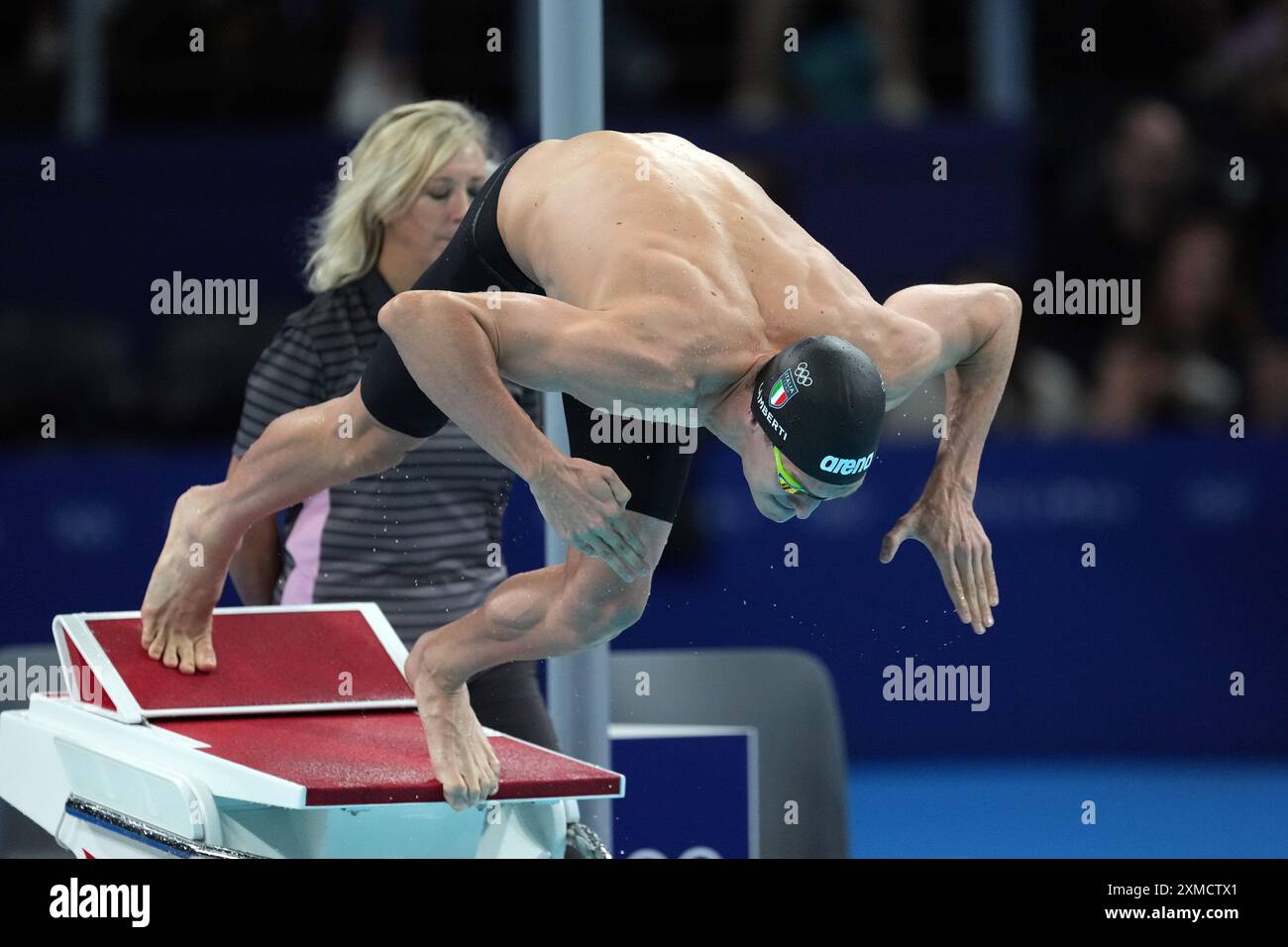 Parigi, France. 27th July, 2024. Matteo Lamberti from in action at the ...
