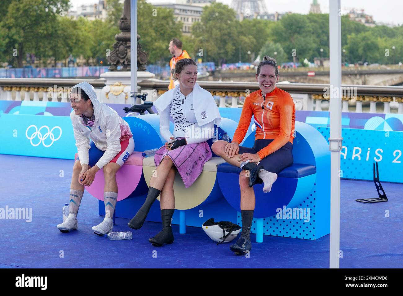 Paris, France. 27th July, 2024. PARIS, FRANCE - JULY 27: Ellen van Dijk ...