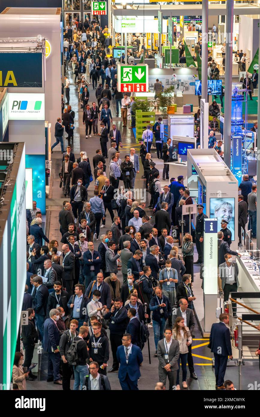 First day at Hannover Messe 2022, industrial trade fair, after a 2-year ...