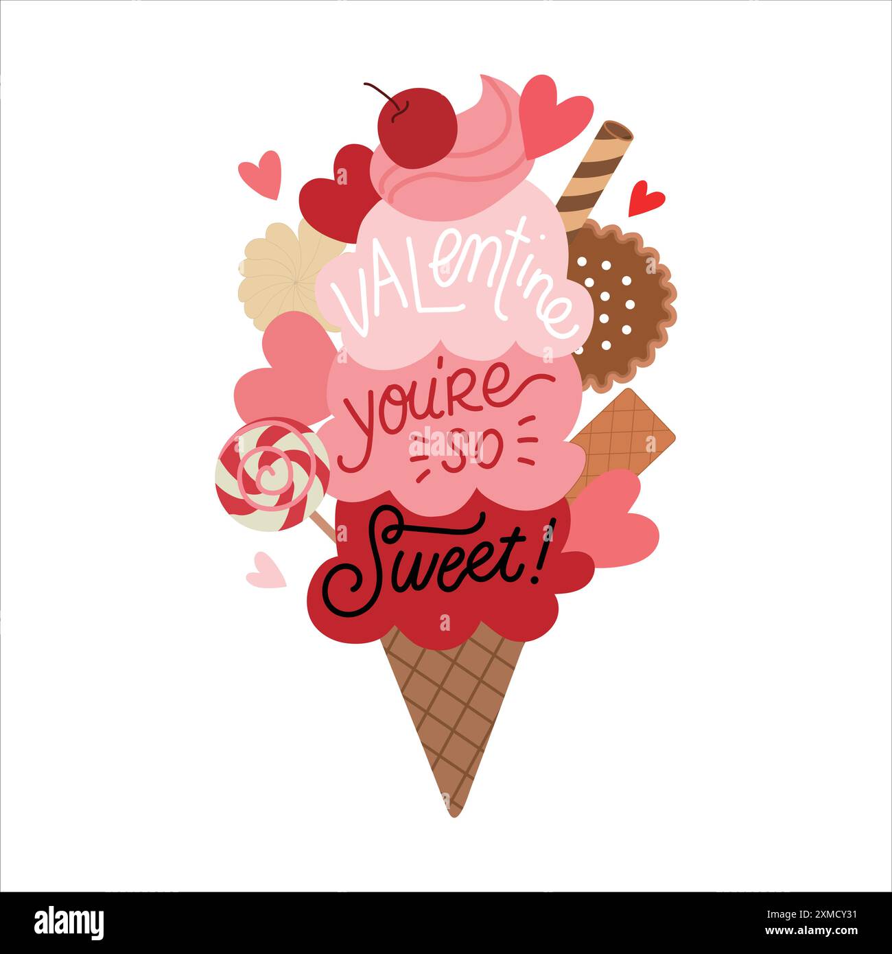 Sweets and scoops Stock Vector Images - Alamy