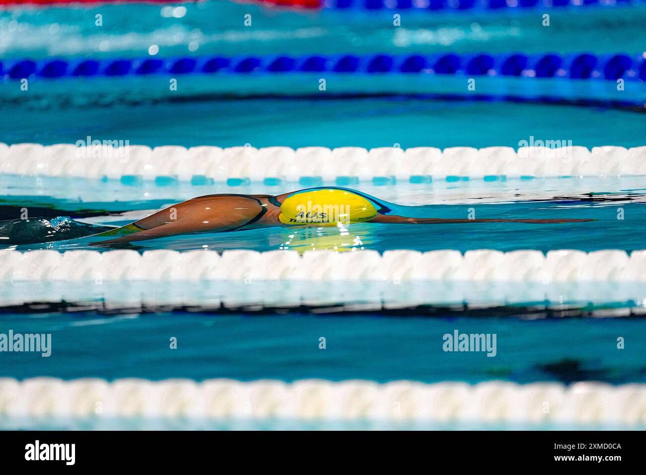 Ariane Titmus from Australia in action at the 2024 Summer Olympics ...