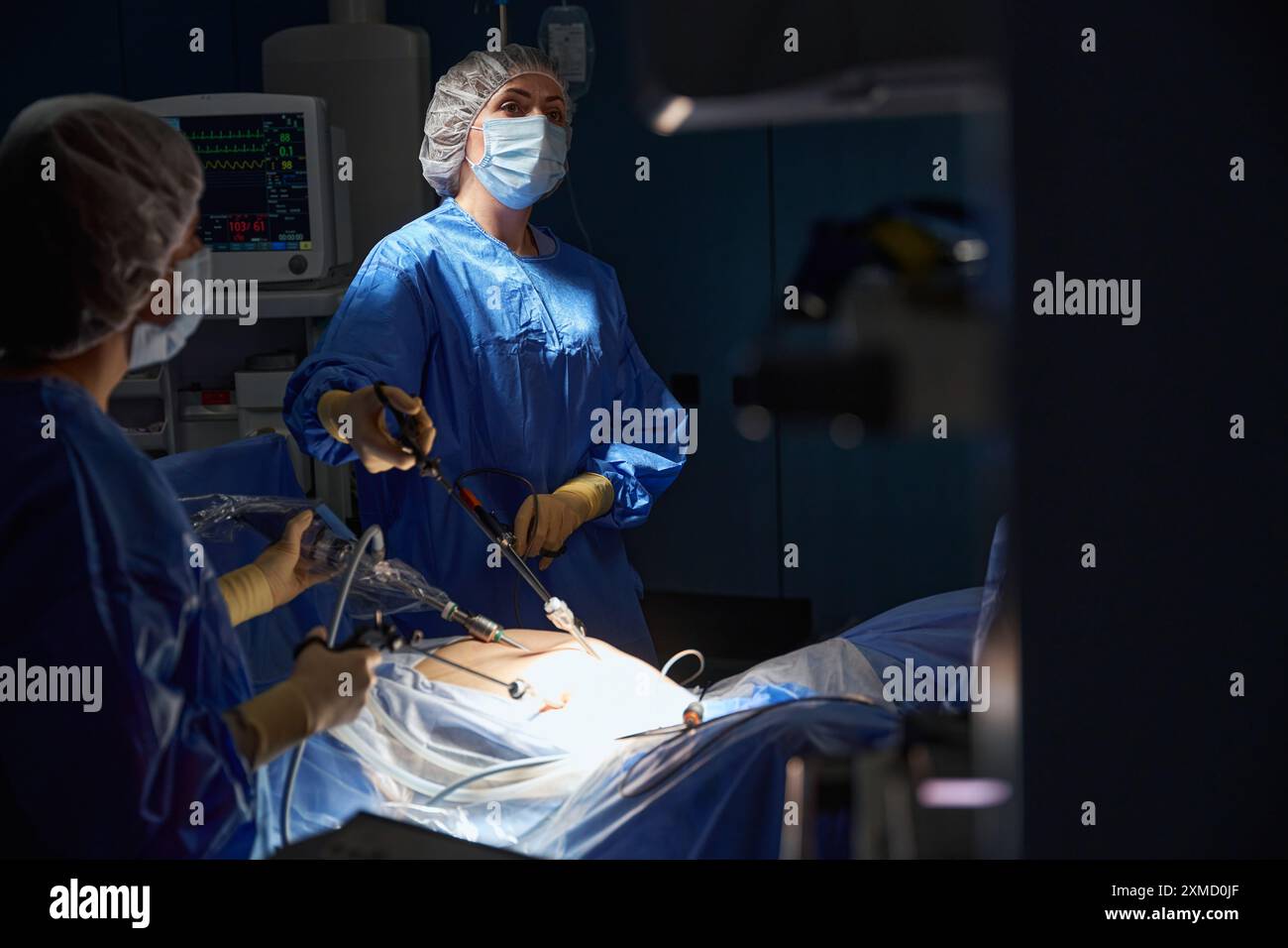 Laparoscopic procedure hi-res stock photography and images - Alamy