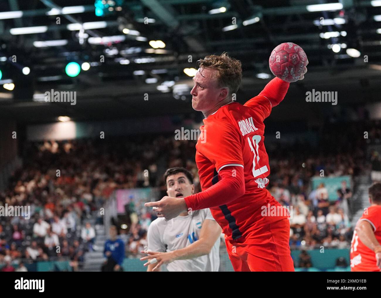 Paris South Arena, Paris, France. 27th July, 2024. Tobias Schjoelberg ...