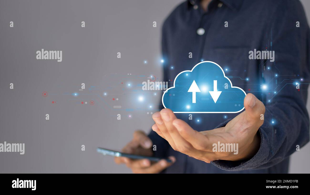 cloud computing shown in hand cloud technology data storage, data ... cloud computing shown in hand cloud technology data storage, data ...