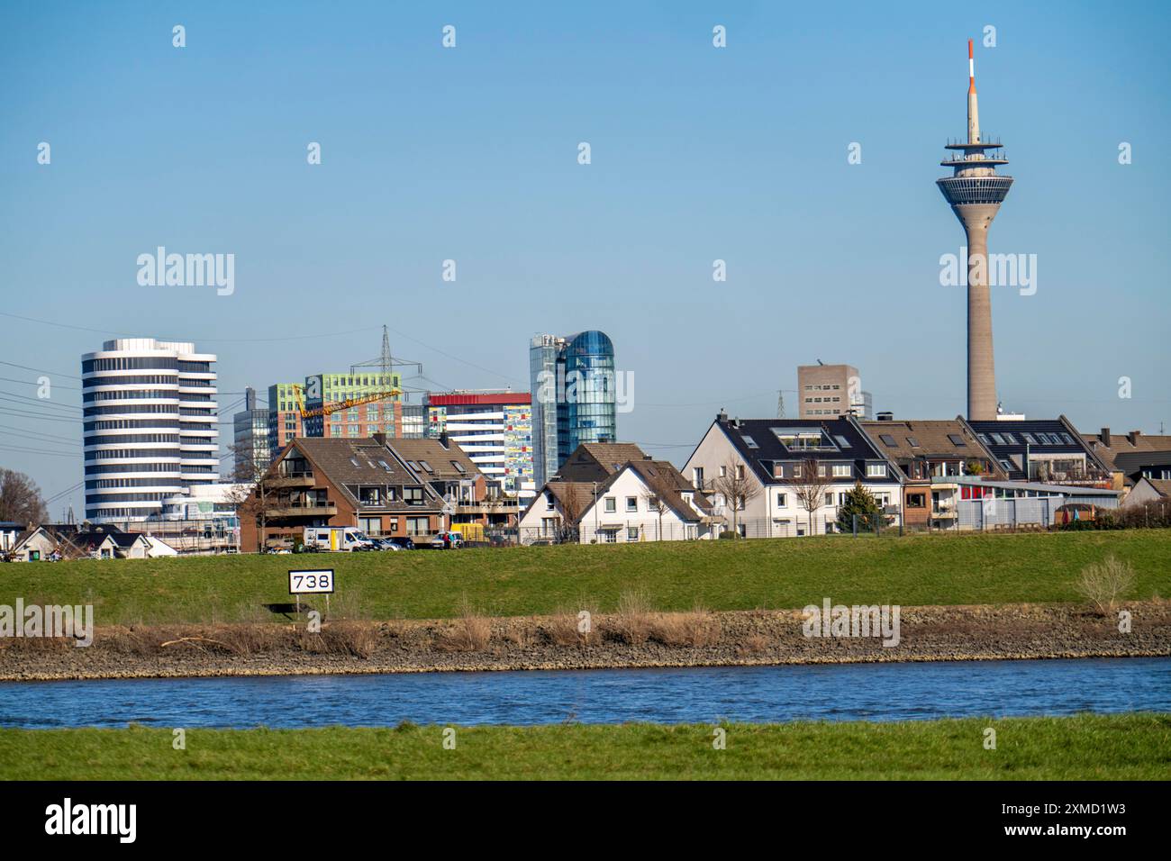 Rhine tower in front hi-res stock photography and images - Alamy