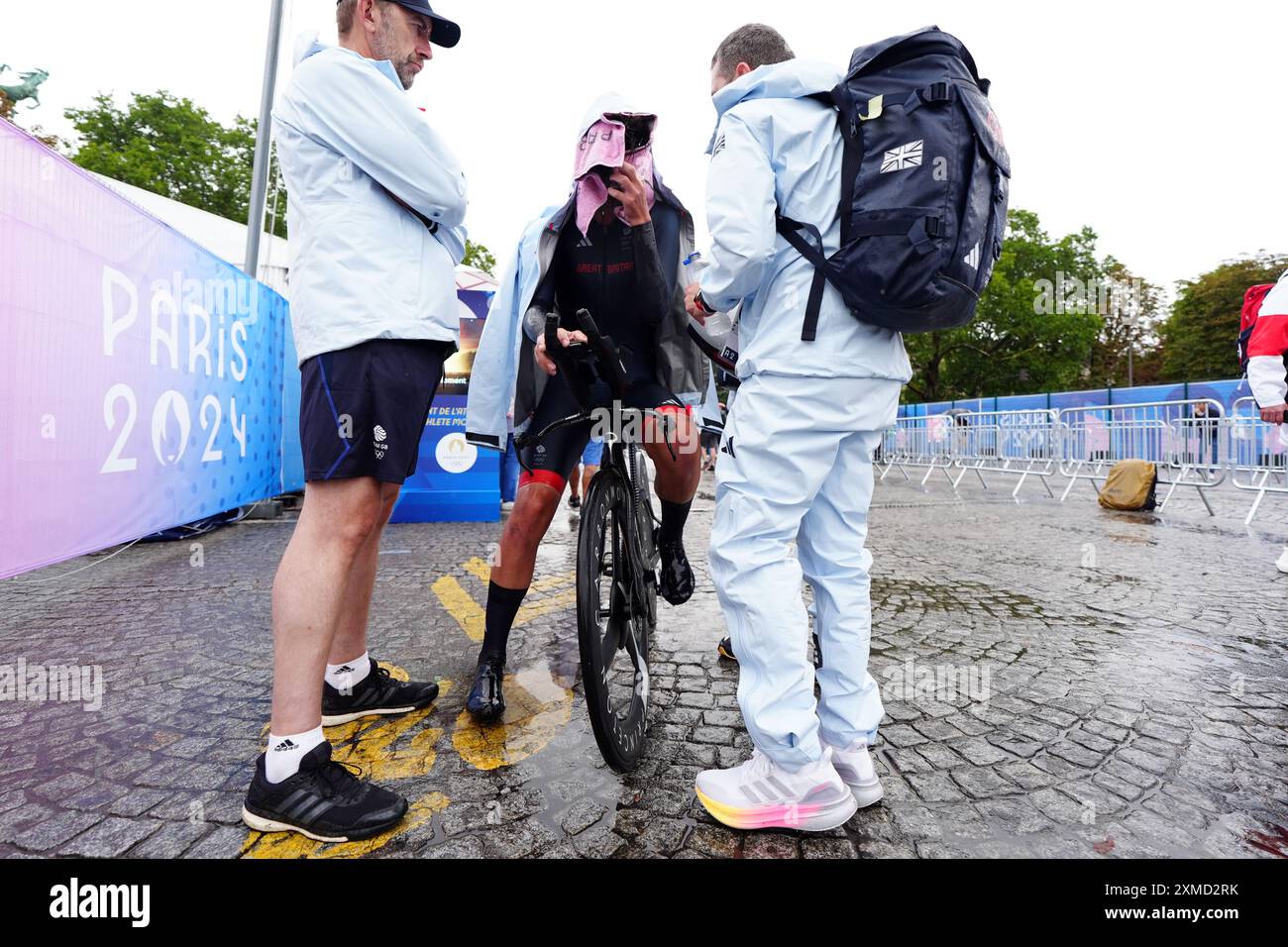 Great Britain's Josh Tarling following the Men's Individual Time Trial ...