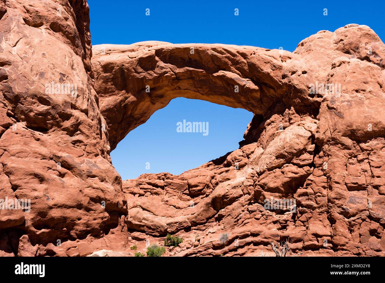 South Window Arch in the Windows section of Arches National Park - Moab ...