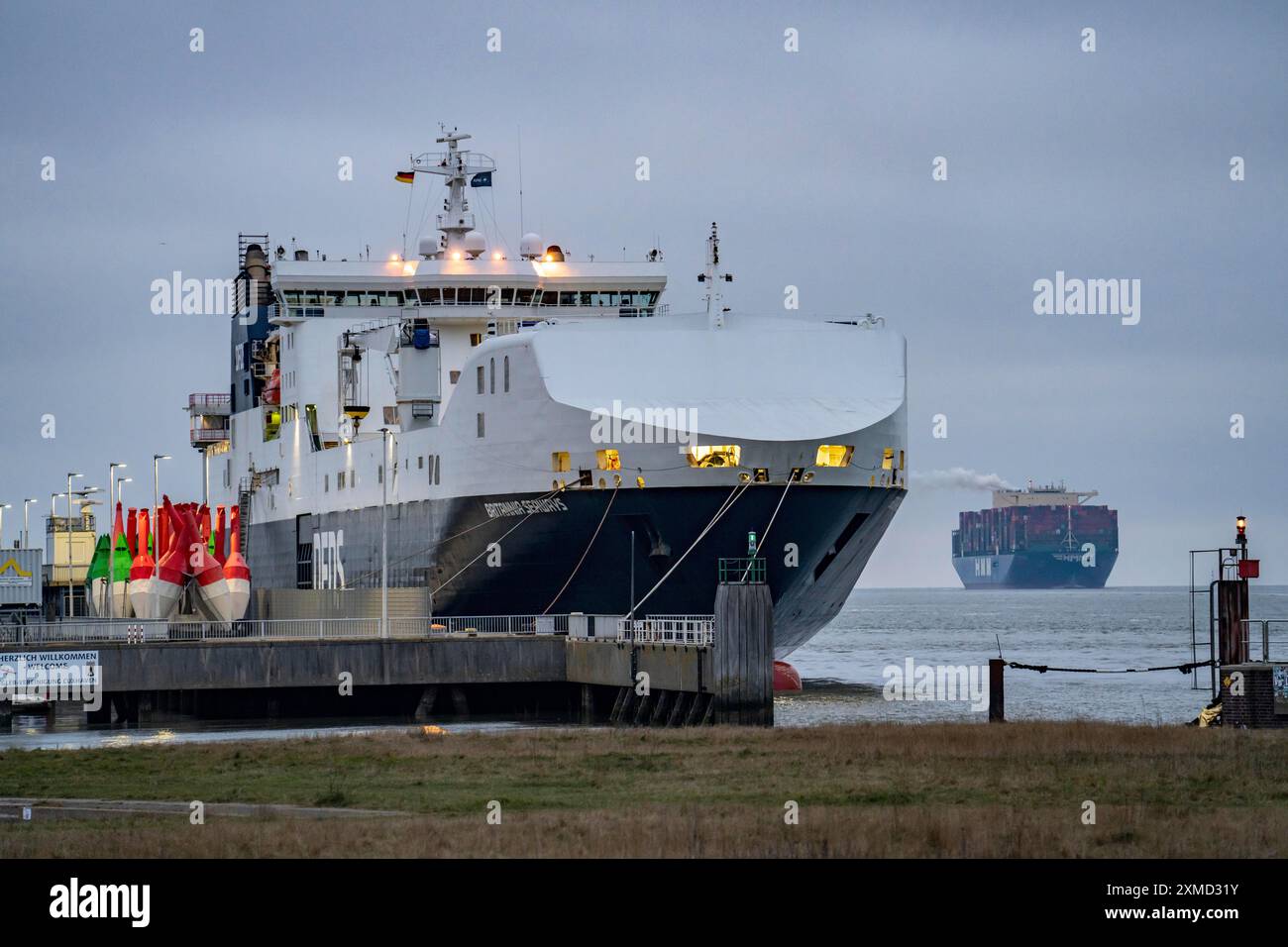 Britannia Seaways, RoRo cargo ship, operated by DFDS Seaways shipping ...