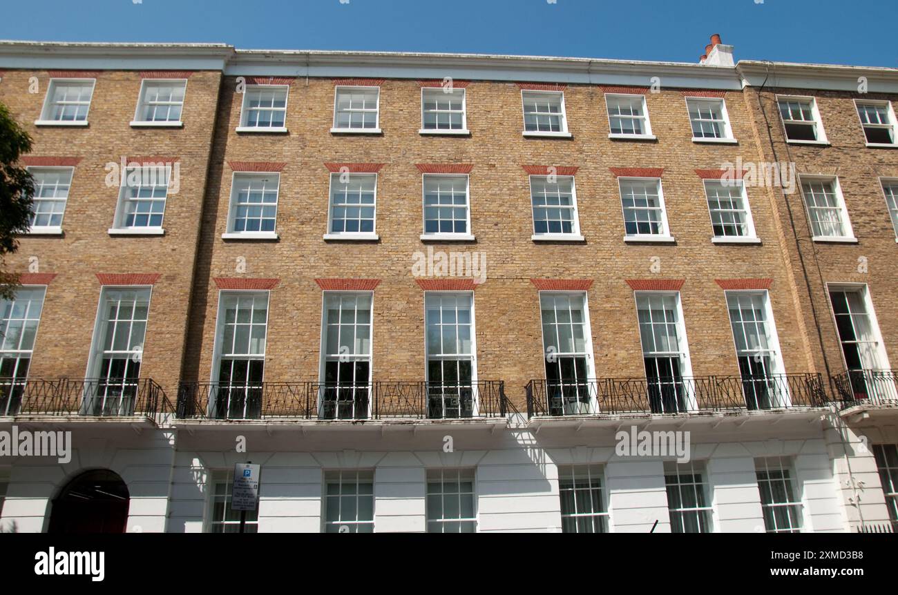 Elegant terrace of Georgian Style Houses, Dorset Square, City of ...