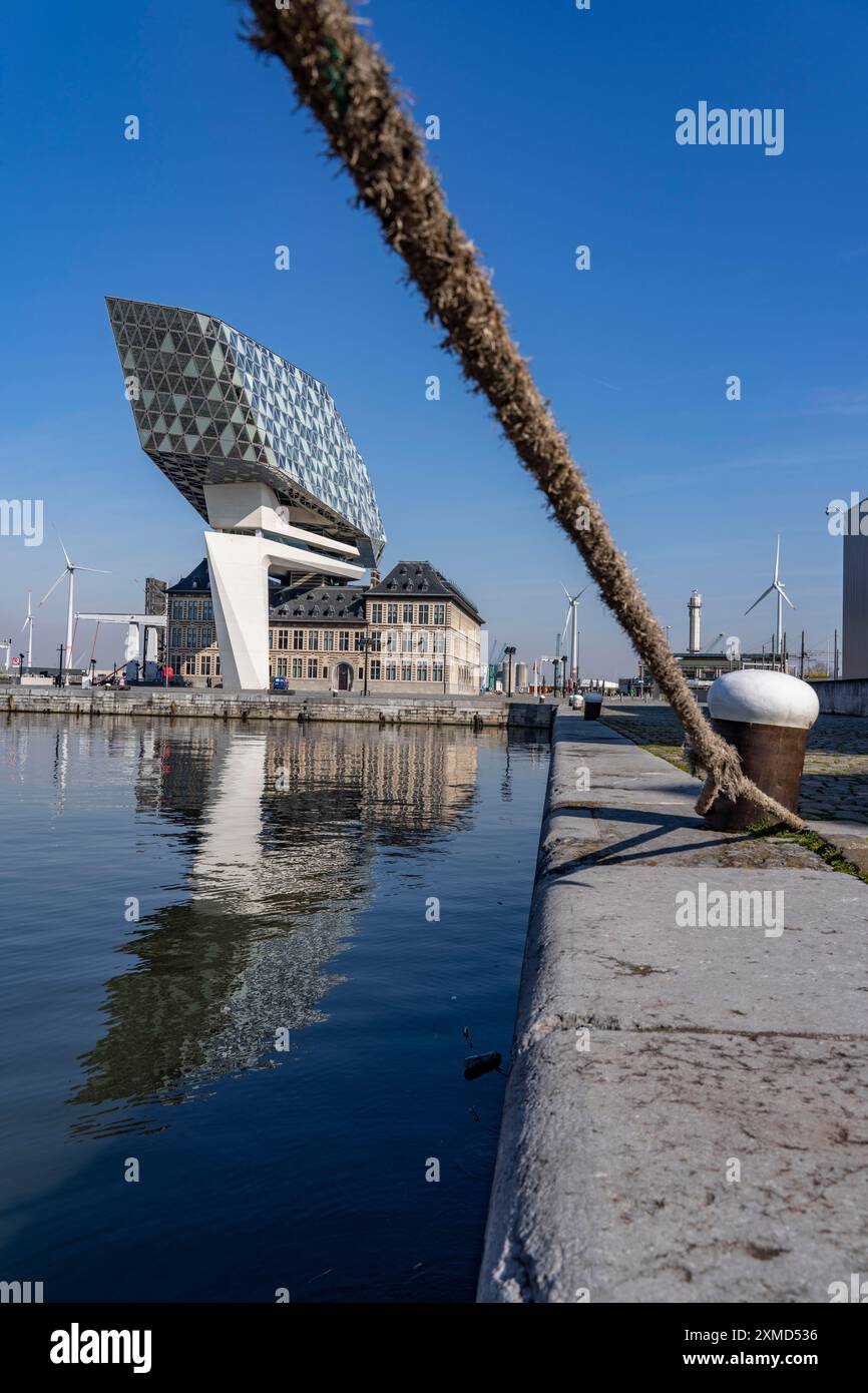 The Antwerp Port Authority building, Havenhuis, former fire brigade ...