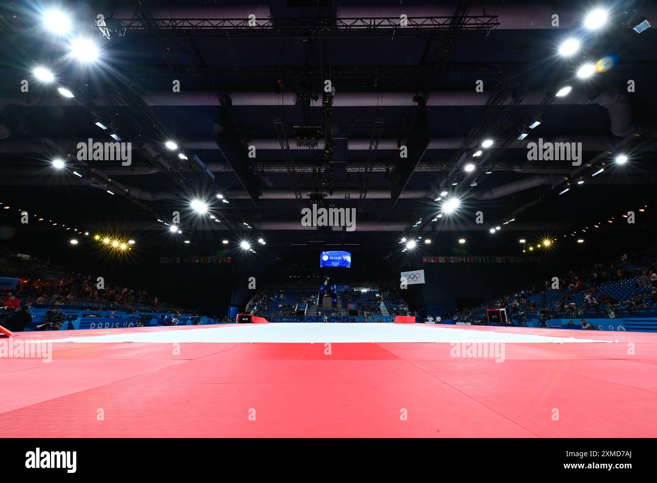 Paris, France. 27th July, 2024. A general view inside the Arena Champ ...