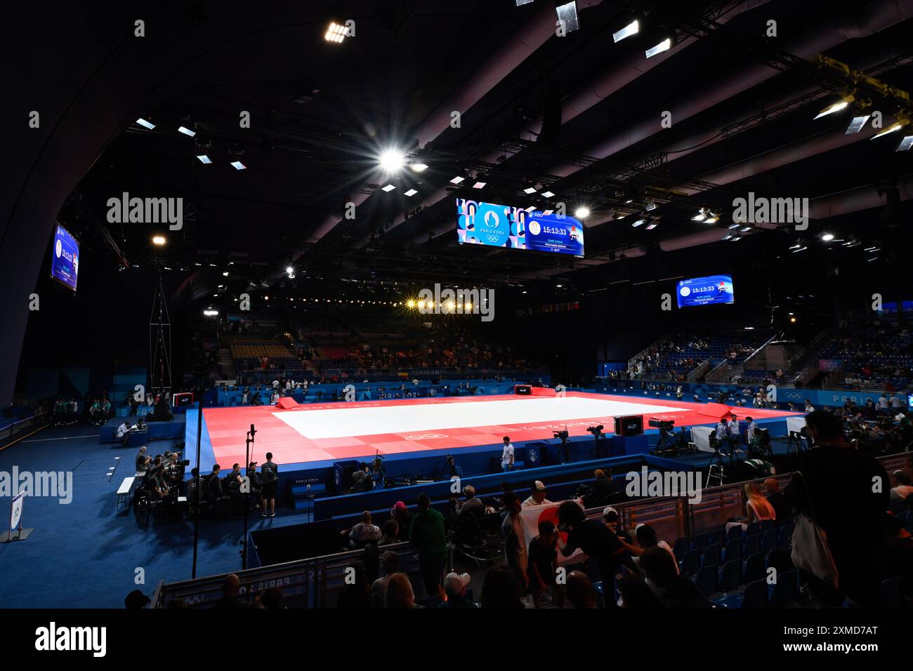Paris, France. 27th July, 2024. A general view inside the Arena Champ ...