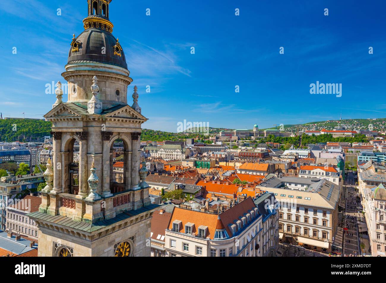 A view from St. Stephen's Basilica, a Roman Catholic basilica in ...