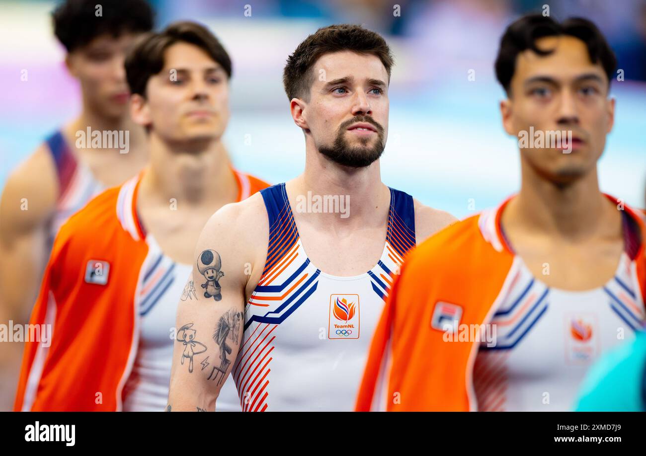 PARIS - Casimir Schmidt (middle), Loran de Munck (r) and Frank Rijken ...