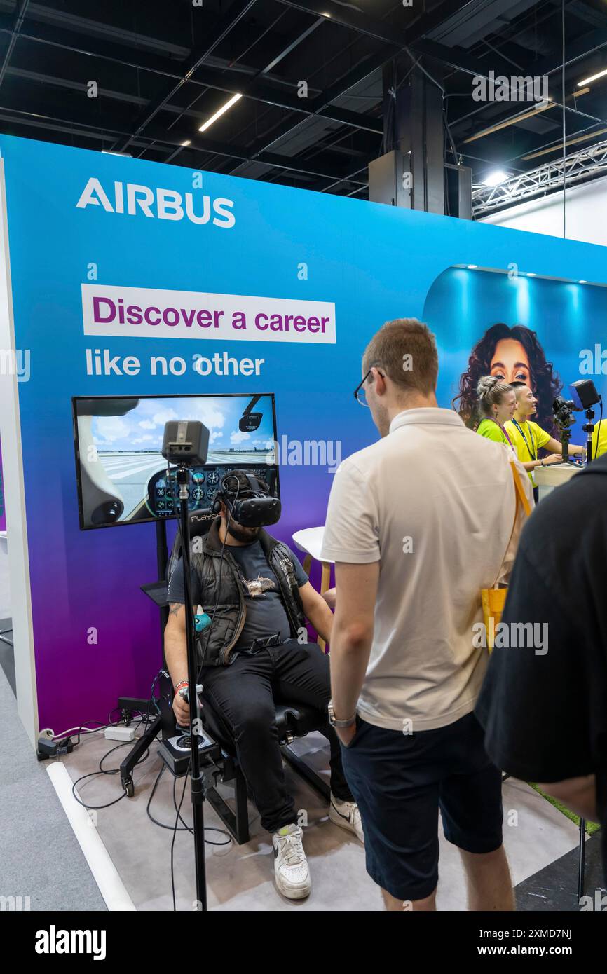 Gamescom, the world's largest trade fair for video and computer games, hall with career ...
