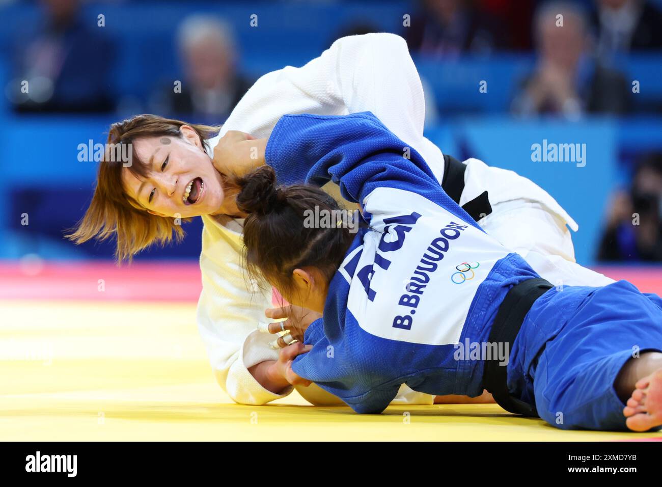 Paris, France. 27th July, 2024. Natsumi Tsunoda (JPN) Judo : Women's -48kg Final during the ...