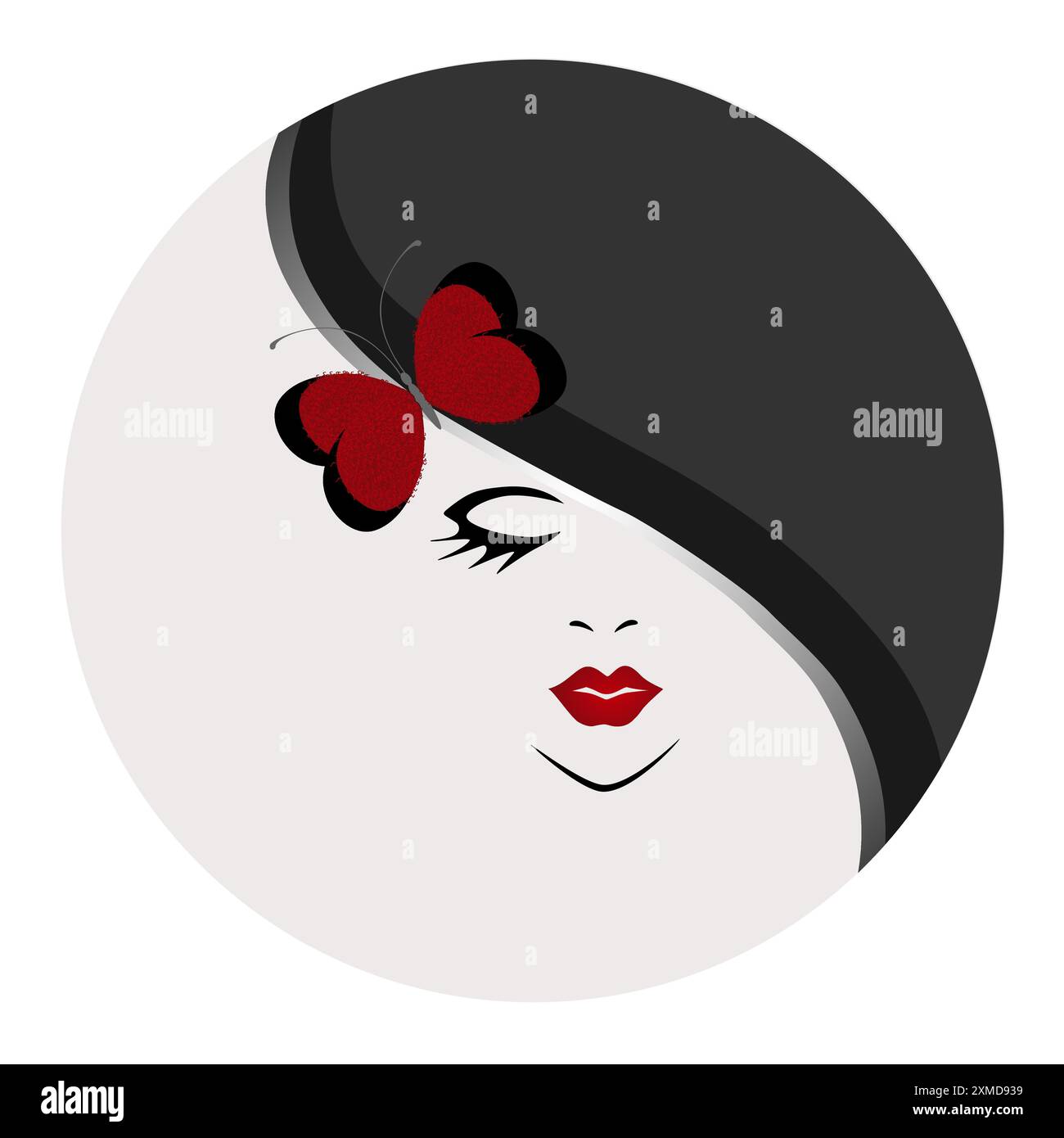 Women in a circle Stock Vector Images - Alamy