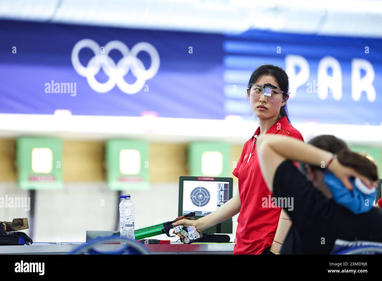 Chateauroux, France. 27th July, 2024. Li Xue of China competes during ...