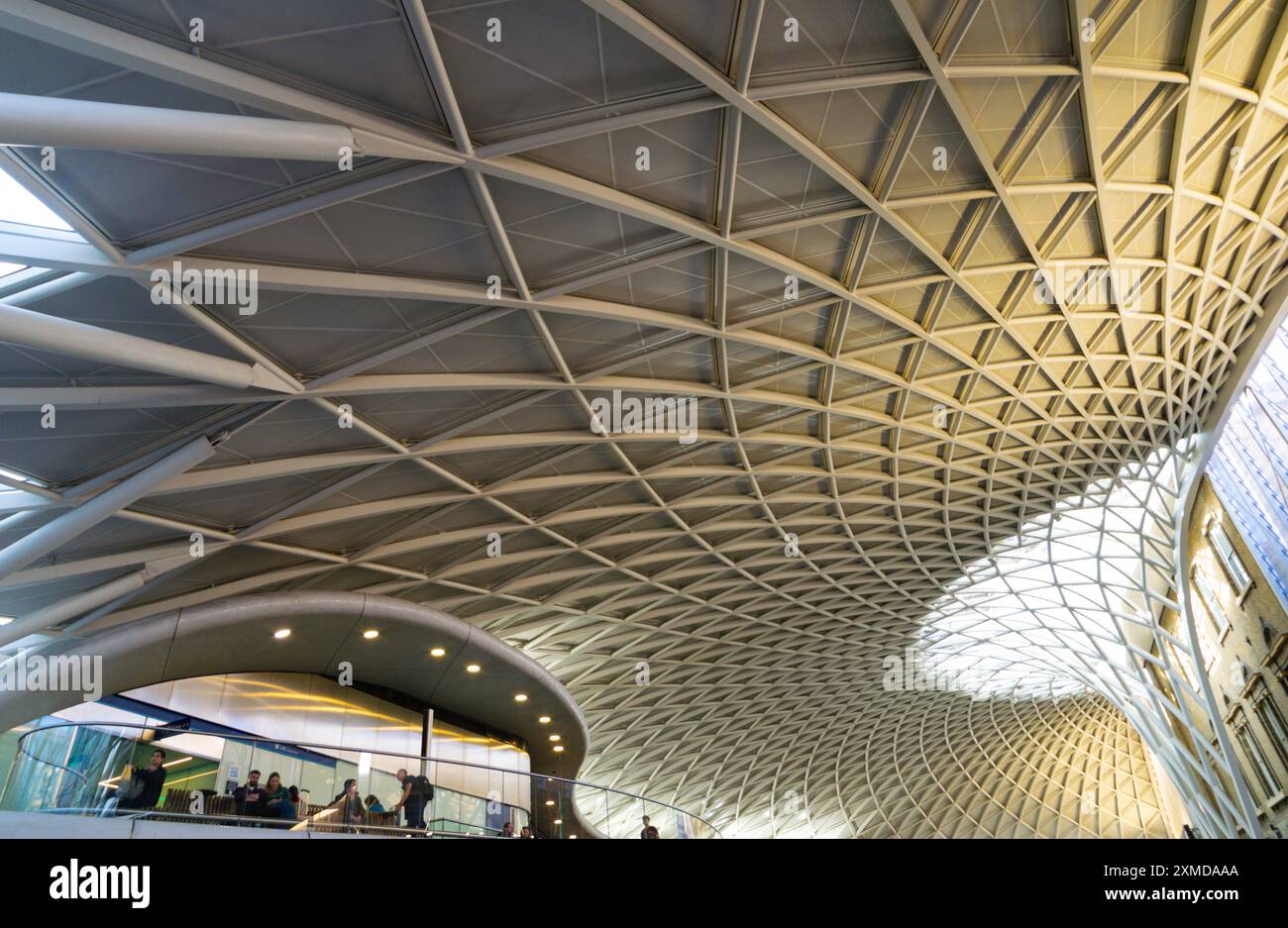 Interior of Kings Cross - St. Pancras Station. - London, UK, July 7 ...