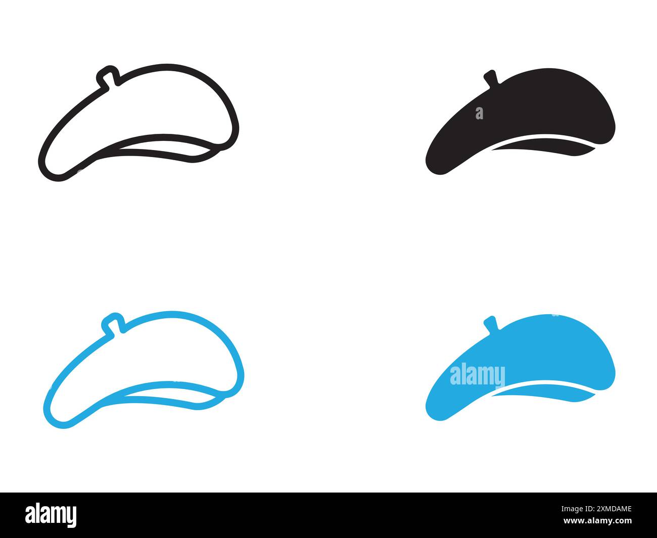 Beret vector vectors Stock Vector Images - Alamy