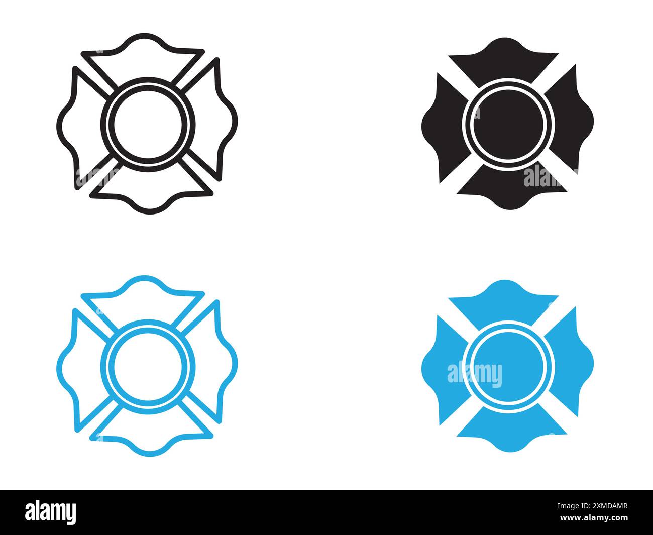 Fire Department Badge Outline