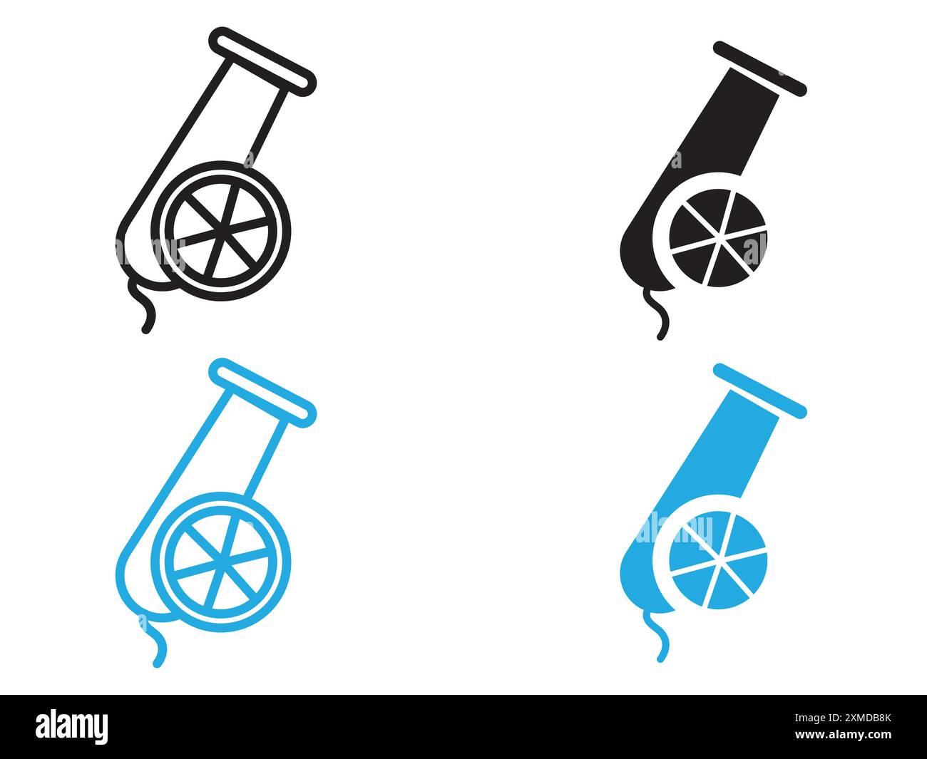 Cannon icon vector line logo mark or symbol set collection outline ...