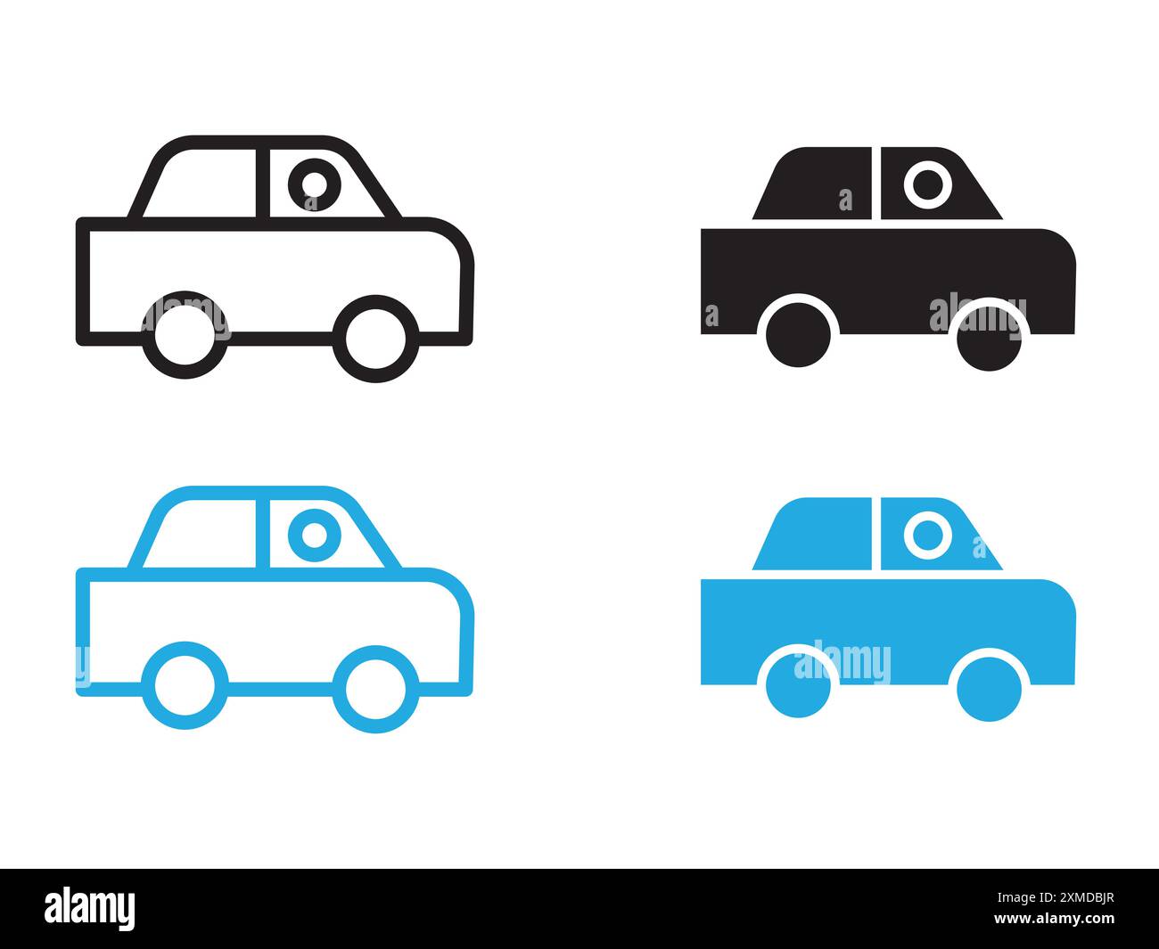 car driver icon vector line logo mark or symbol set collection outline ...