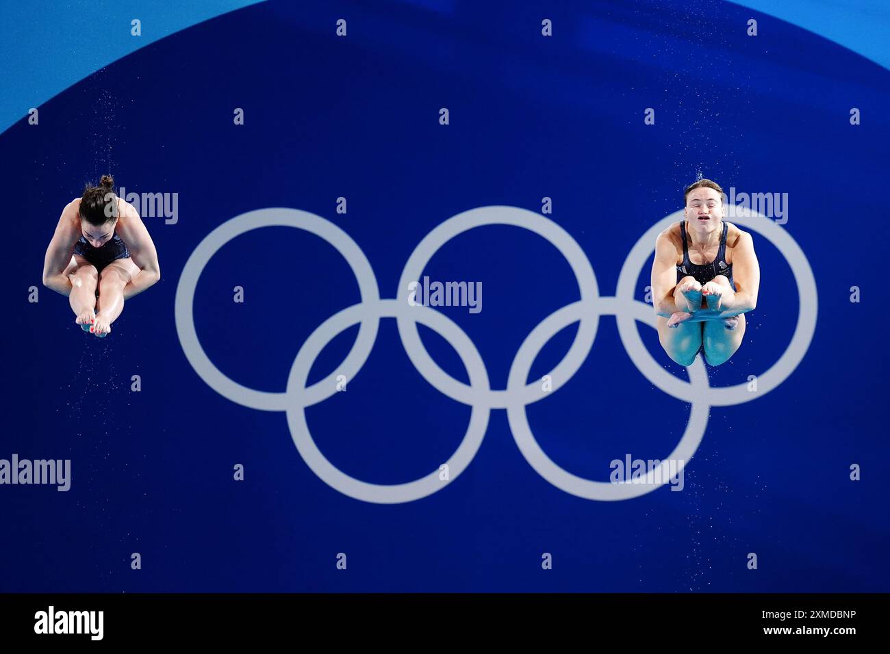 Great Britain's Yasmin Harper and Scarlett Mew Jensen during the Women ...