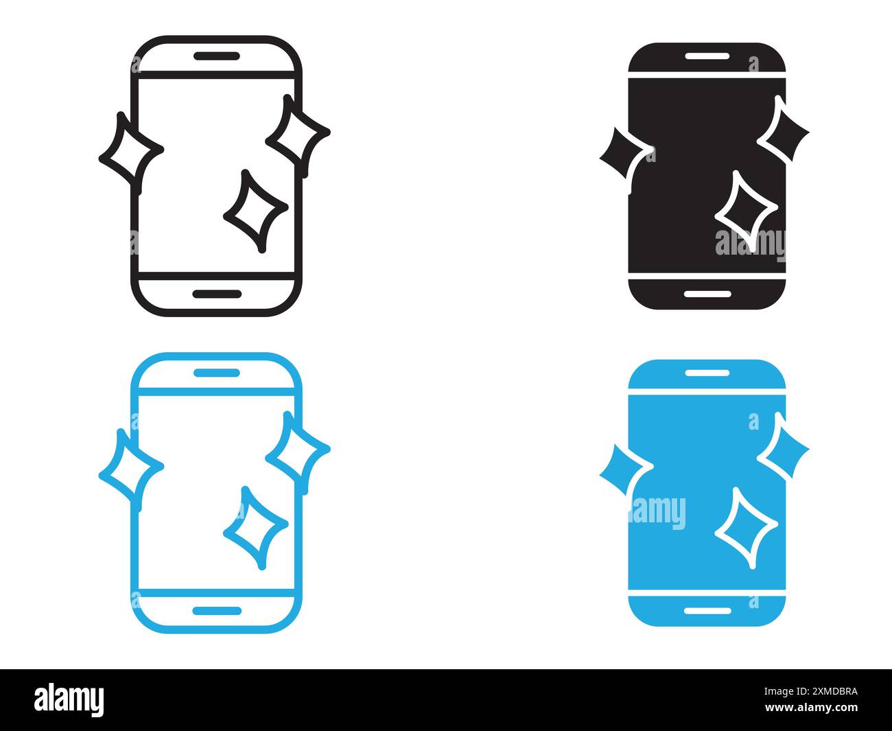 Wet phone icon outline hi-res stock photography and images - Alamy
