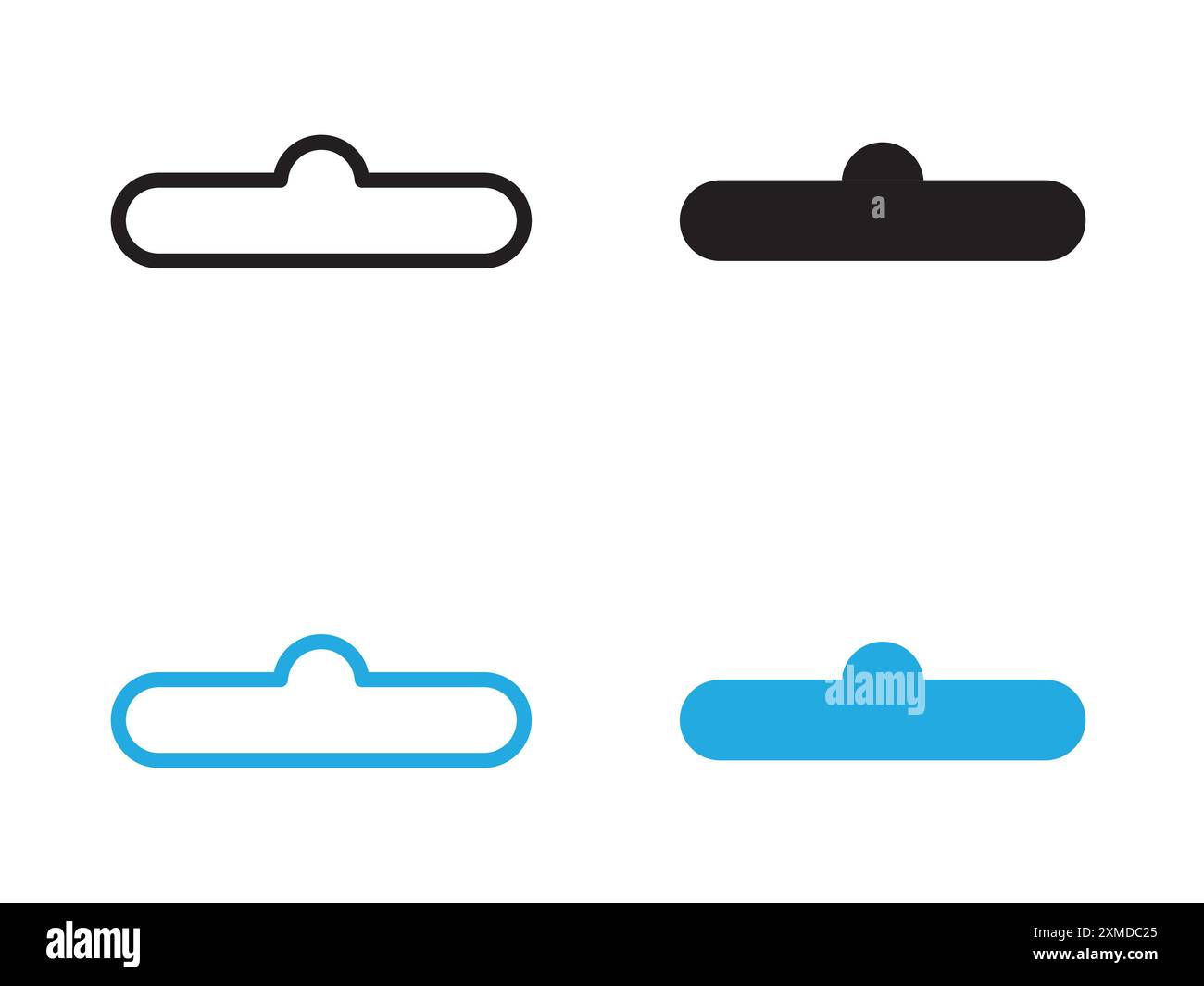 Euro hook icon (2) vector line logo mark or symbol set collection outline style Stock Vector ...