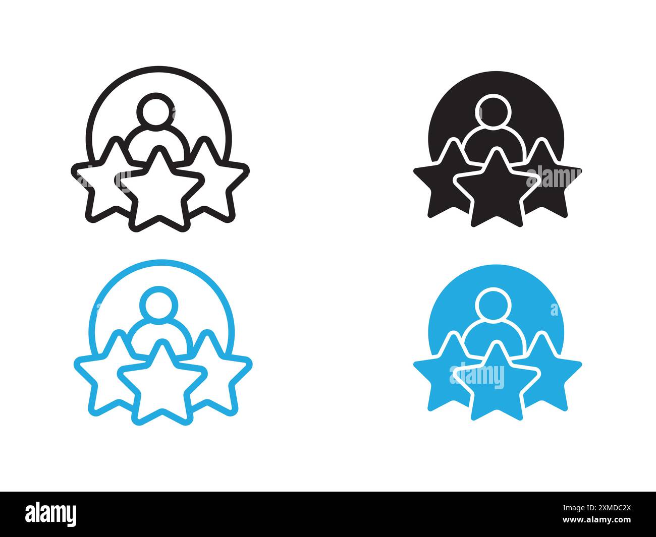 experience icon vector line logo mark or symbol set collection outline ...