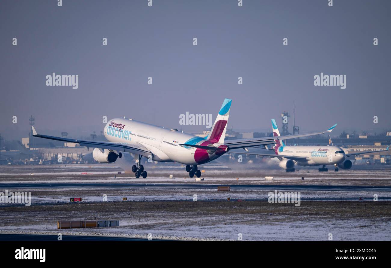 Discover Airbus A330-300 on landing approach and on the taxiway, at ...