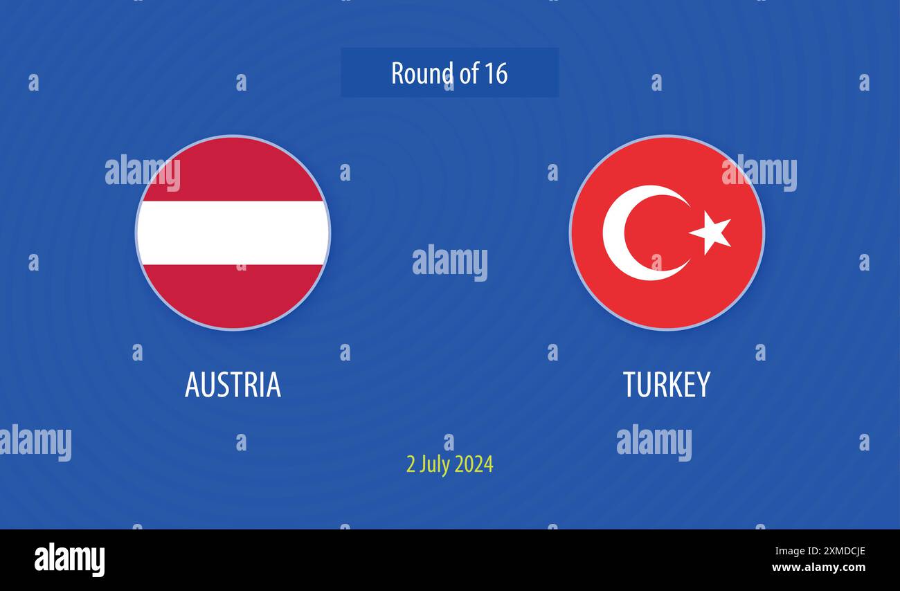 Austria vs Turkey soccer scoreboard broadcast template Europe ...