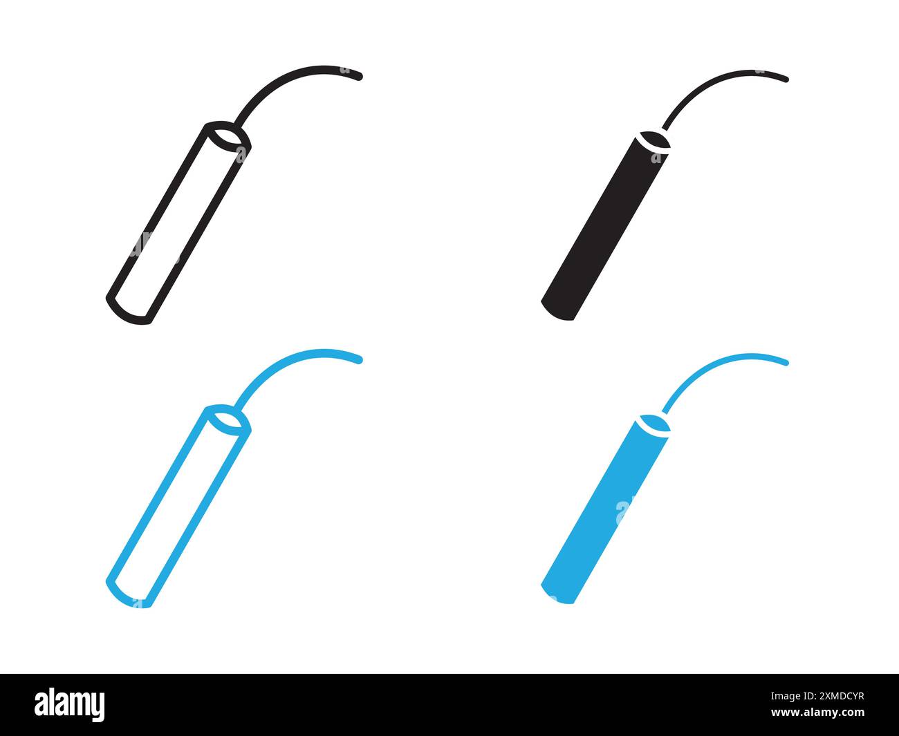 dynamite icon vector line logo mark or symbol set collection outline ...