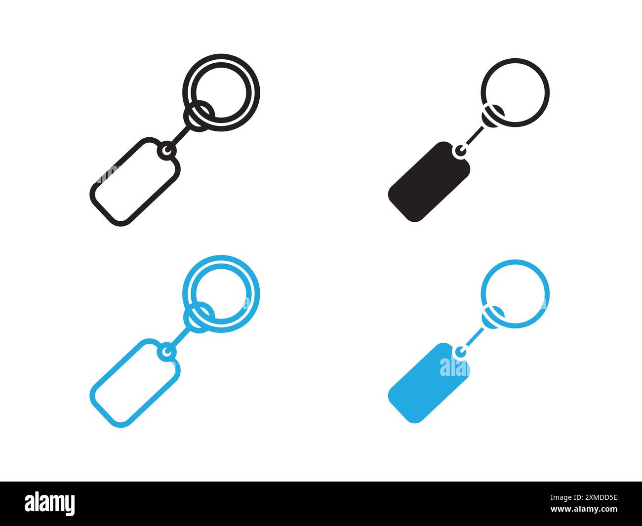 Keyring vector vectors hi-res stock photography and images - Alamy