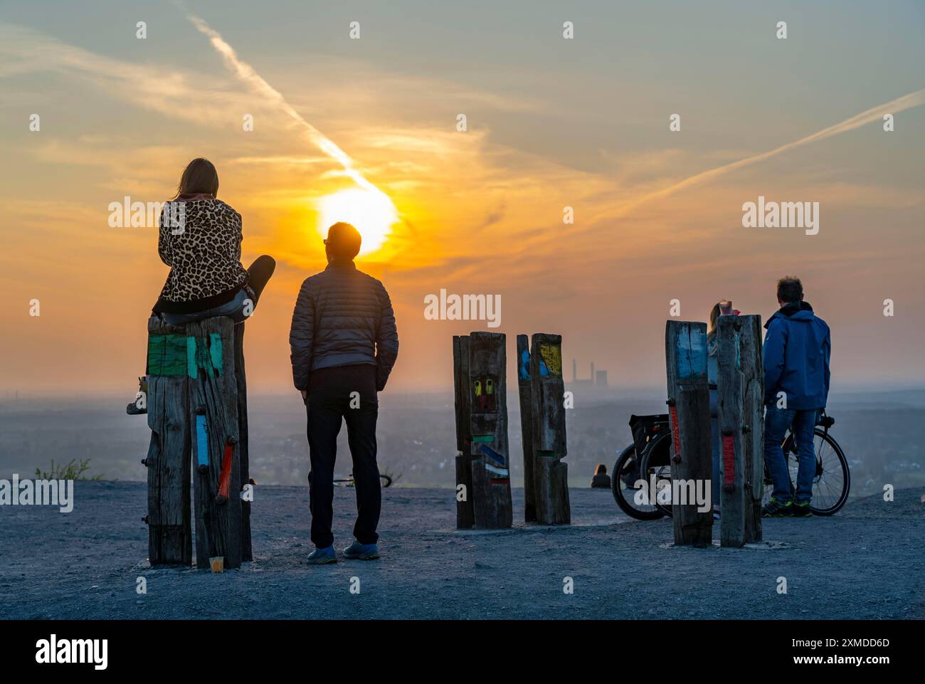 The Haniel spoil tip, 185 metre high spoil tip, at the Prosper Haniel ...