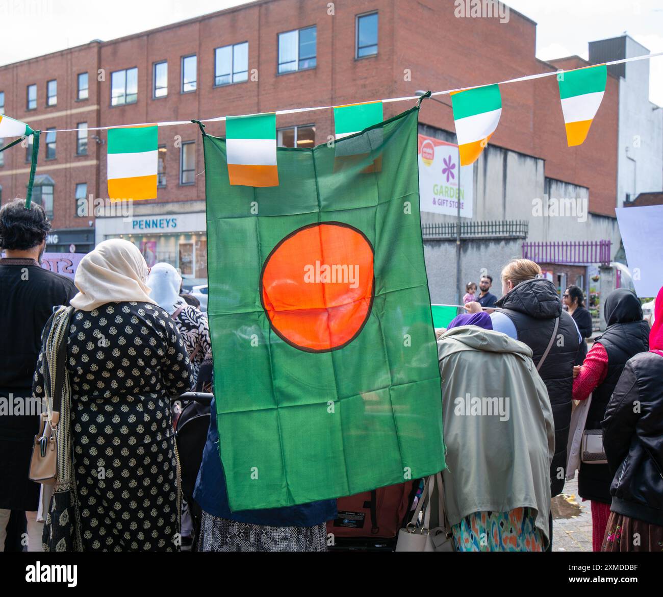 Limerick,Ireland demonstration by Bangladeshi people,27 July 2024 Stock ...