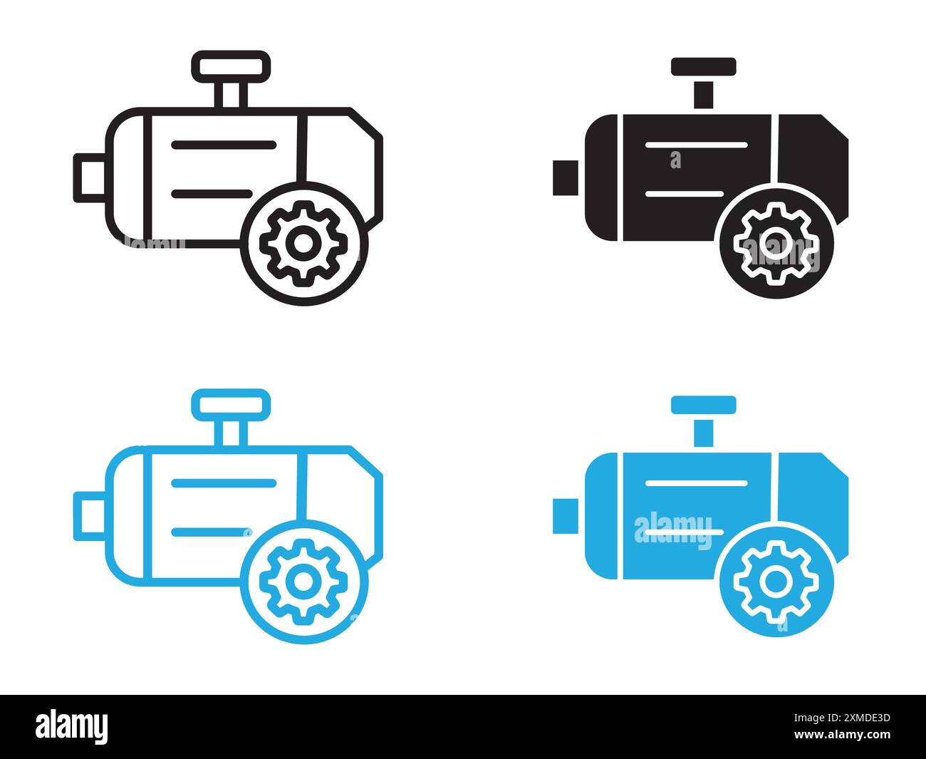 Motor Icon Vector Line Logo Mark Or Symbol Set Collection Outline Style Stock Vector Image And Art