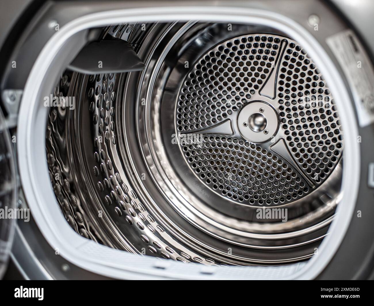 The inner drum of the washing machine shines Stock Photo - Alamy