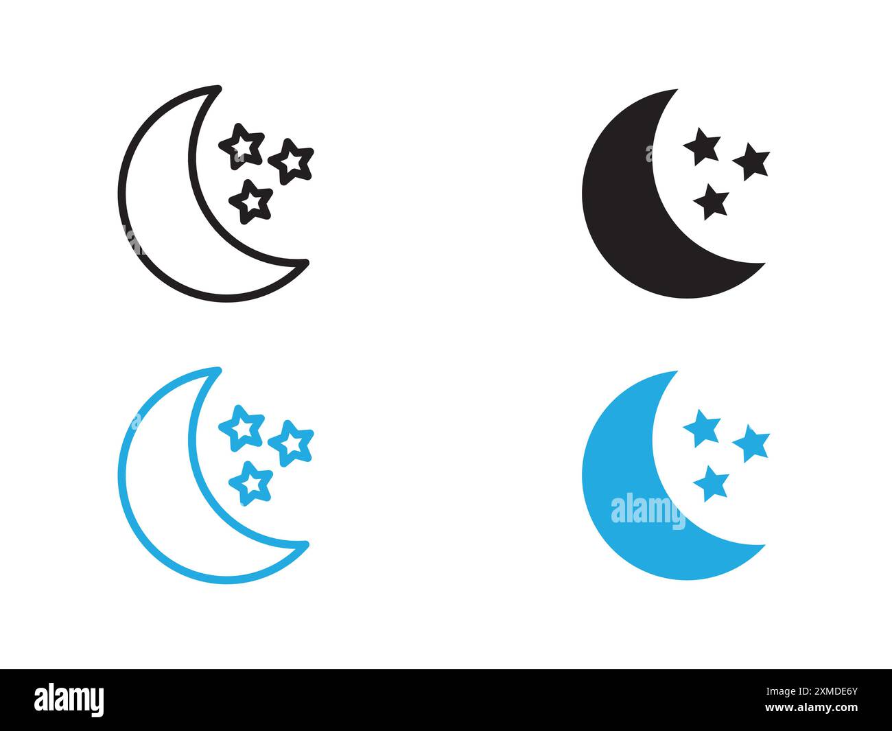 Lunar weather line icon Stock Vector Images - Alamy