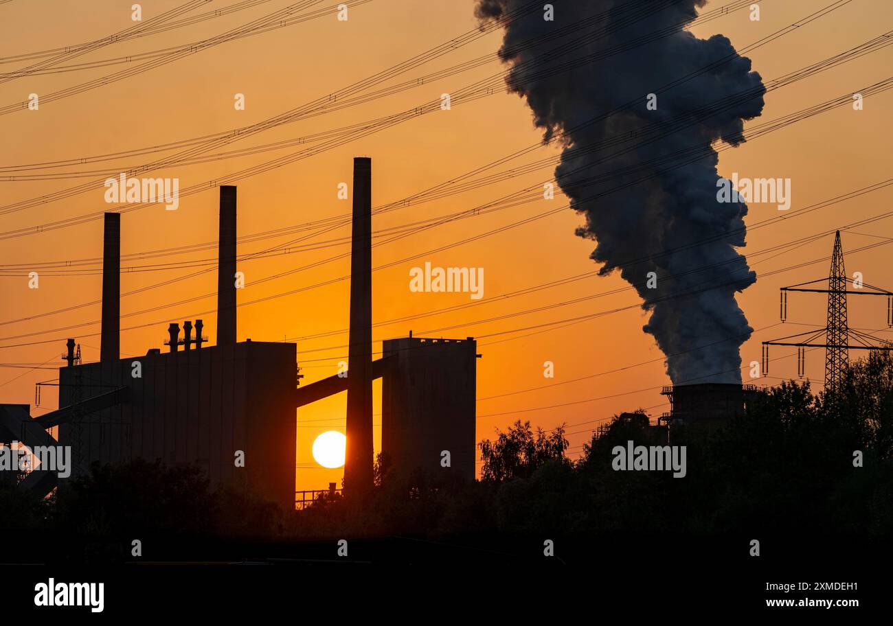 Prosper coking plant, operated by the ArcelorMittal steel group ...