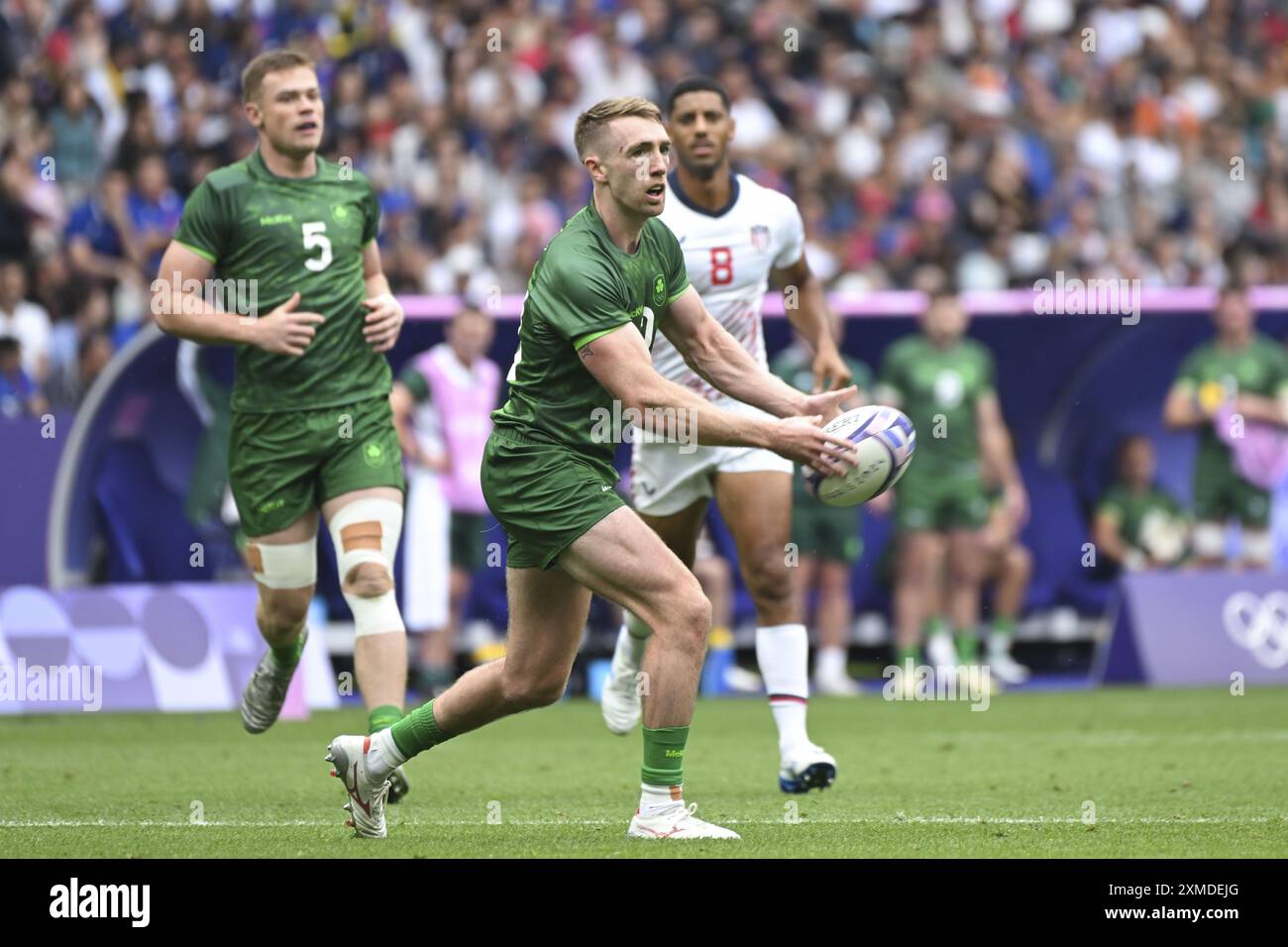 Terry Kennedy of Ireland, Rugby Sevens, Men's Placing 5-8 between ...